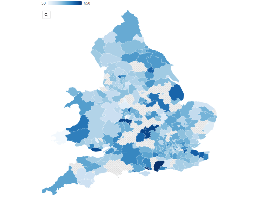Costs of Notifiying Building Control across England and Wales